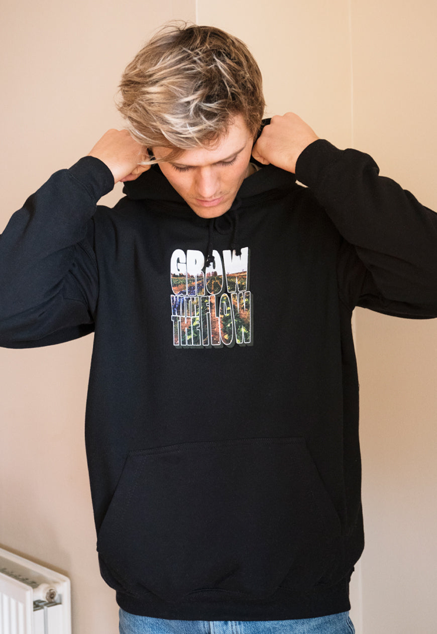 Grow With The Flow Men's Slogan Hoodie – Batch1