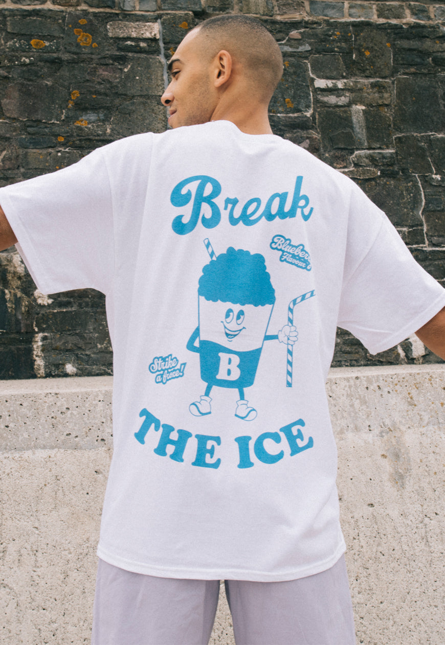 Break The Ice Men's T-Shirt With Slush Ice Drink Graphic – Batch1